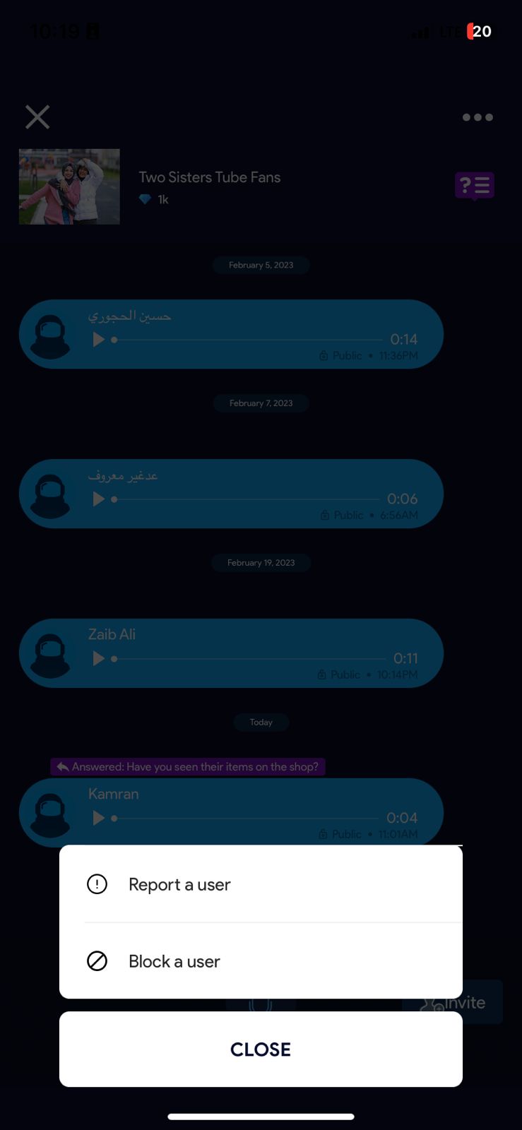 How to report or block a user?⛔ – Help Center